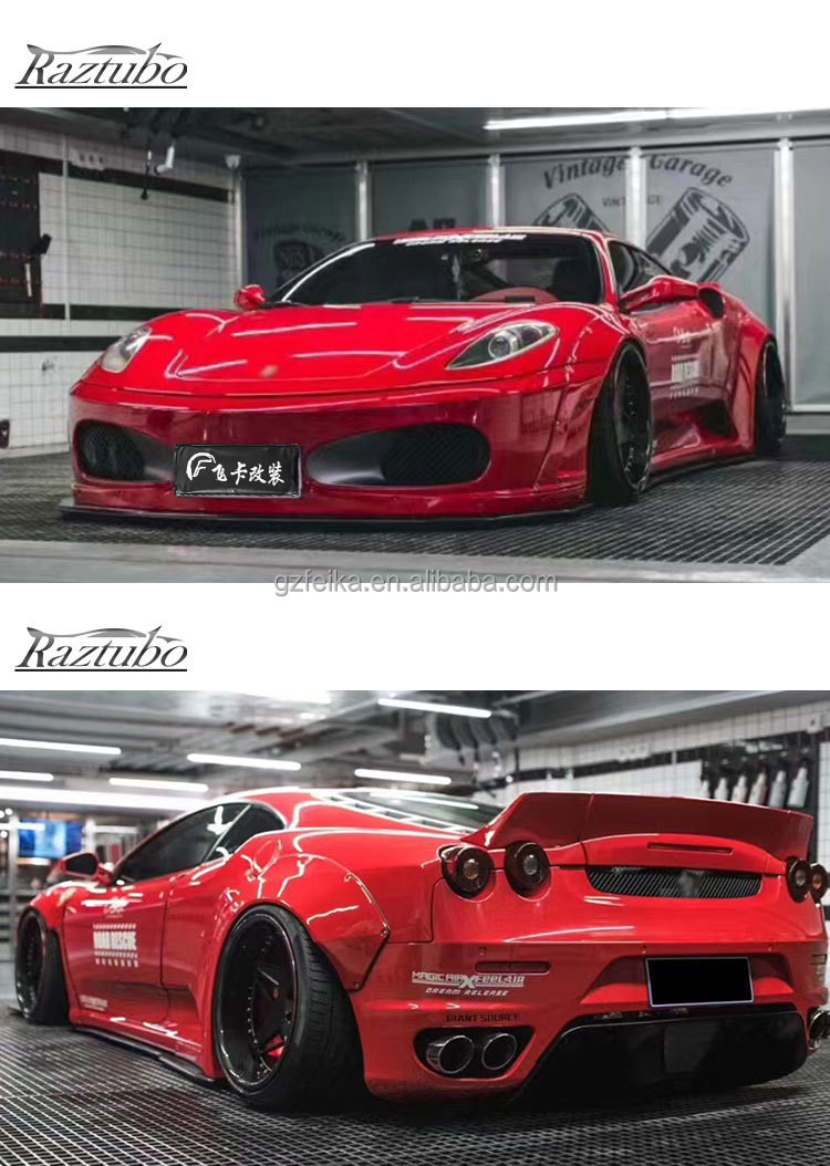 Buy Upgraded Lb Wide Body Kit Front Lip Side Skirt Rear Lip Rear Wing ...