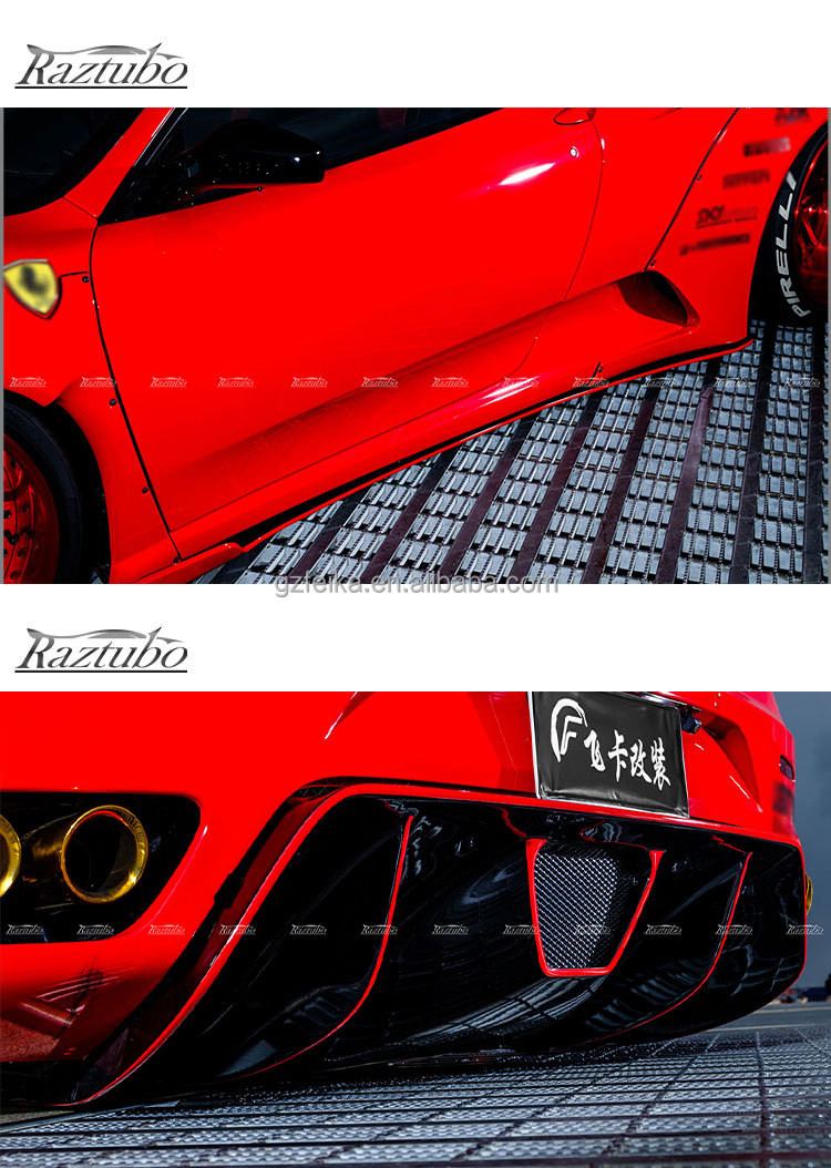 Buy Upgraded Lb Wide Body Kit Front Lip Side Skirt Rear Lip Rear Wing ...