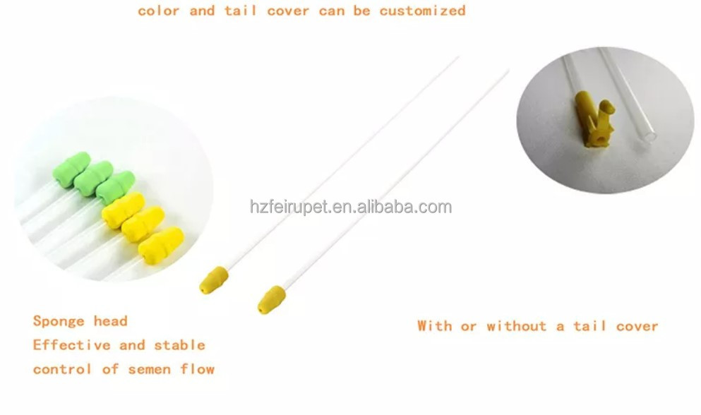 Buy Veterinary Canine Artificial Insemination Catheter Plastic Foam ...