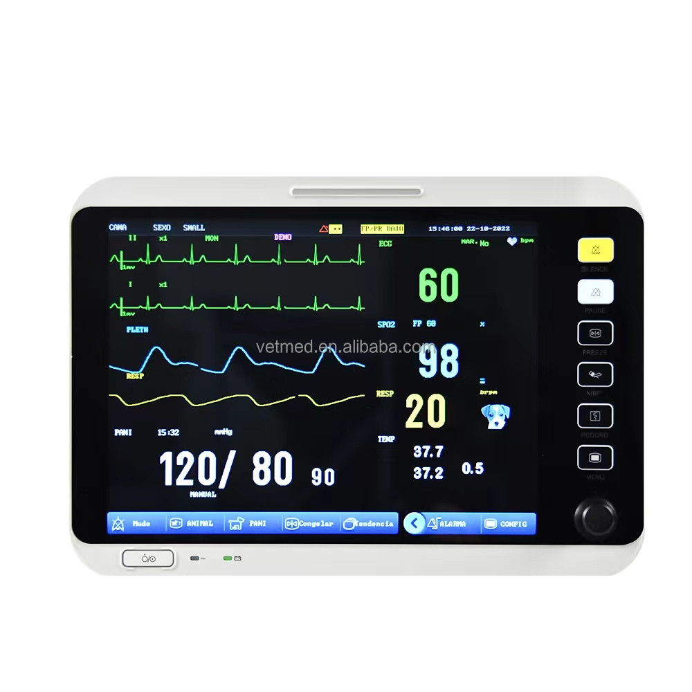 Buy Veterinary Patient Monitor Multiparameter Vital Sign Monitor For ...