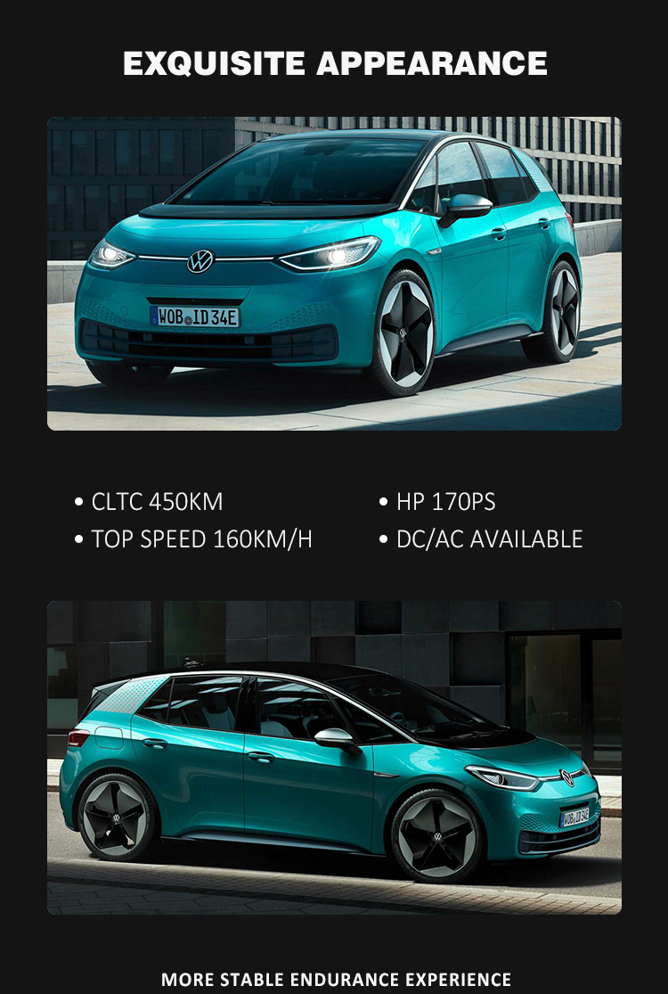 Buy Vw Id3 Volkswagens 450km Pro Long Range Electric Suv Dealers China Factory Direct Sales ...