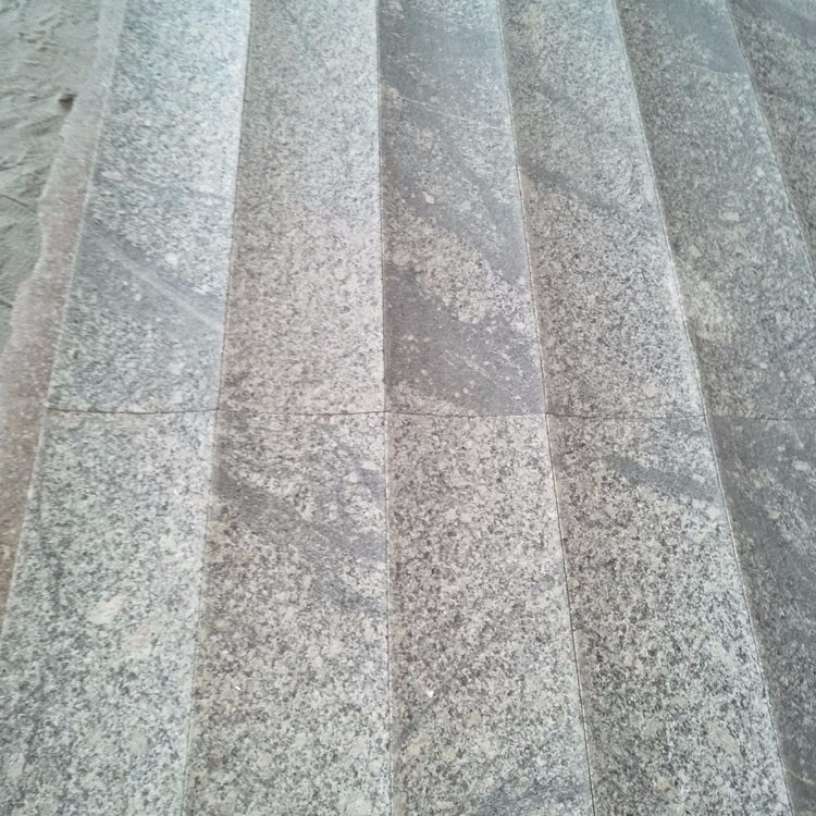 Buy Wall Cladding Fluted Stone Chinese Natural Light Grey Granite ...