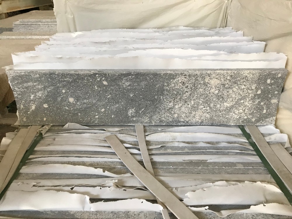 Buy Wall Cladding Fluted Stone Chinese Natural Light Grey Granite ...