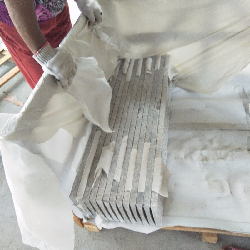 Buy Wall Cladding Fluted Stone Chinese Natural Light Grey Granite ...