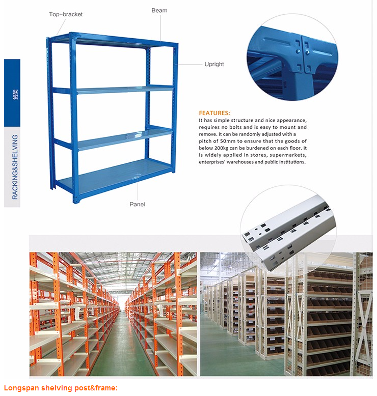 Buy Warehouse Adjustable Racking System Warehouse Storage Rack 4 Layers ...
