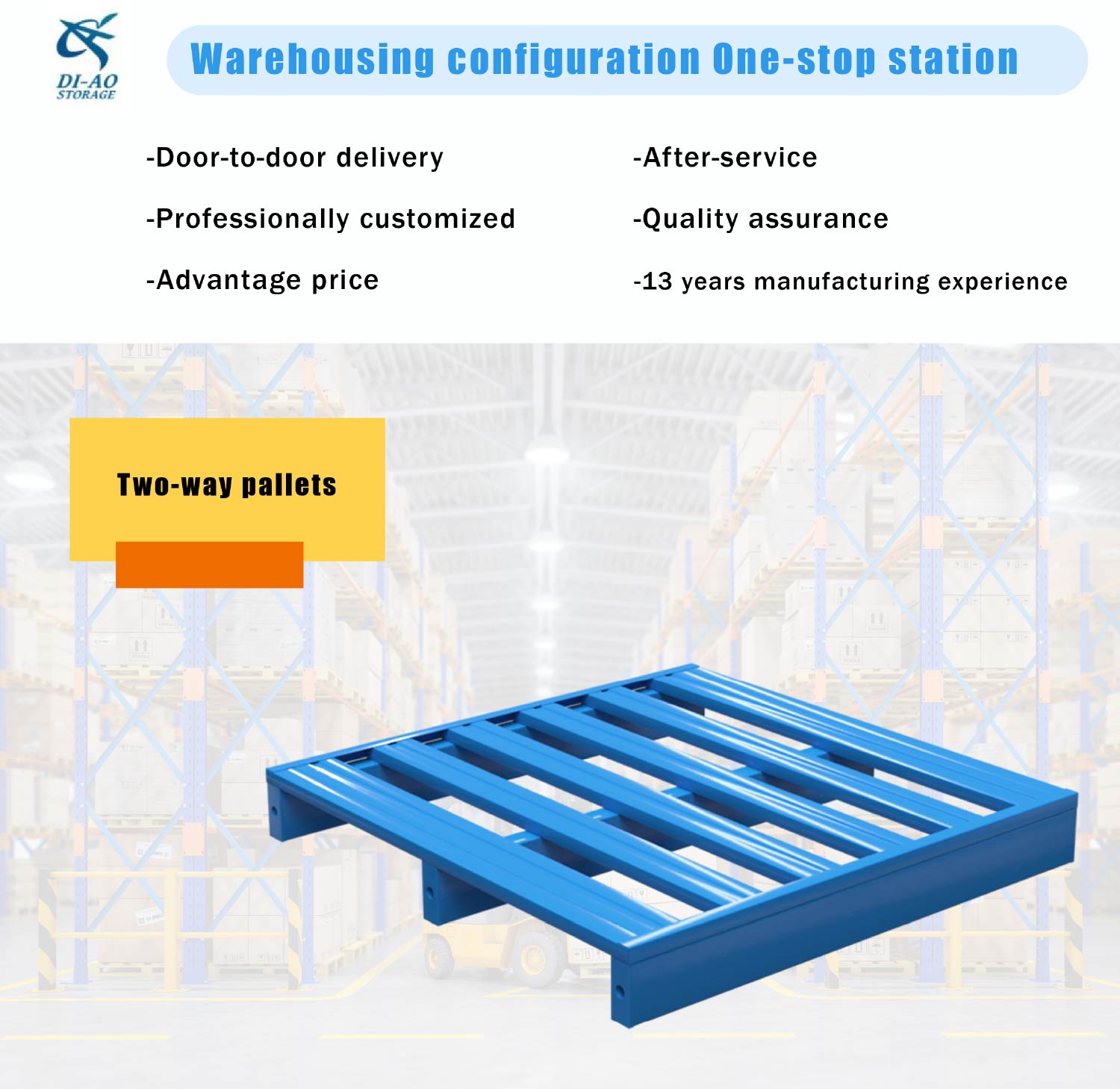 Buy Warehouse Storage Shelves Stacking Racks Pallet Shelving Industrial ...