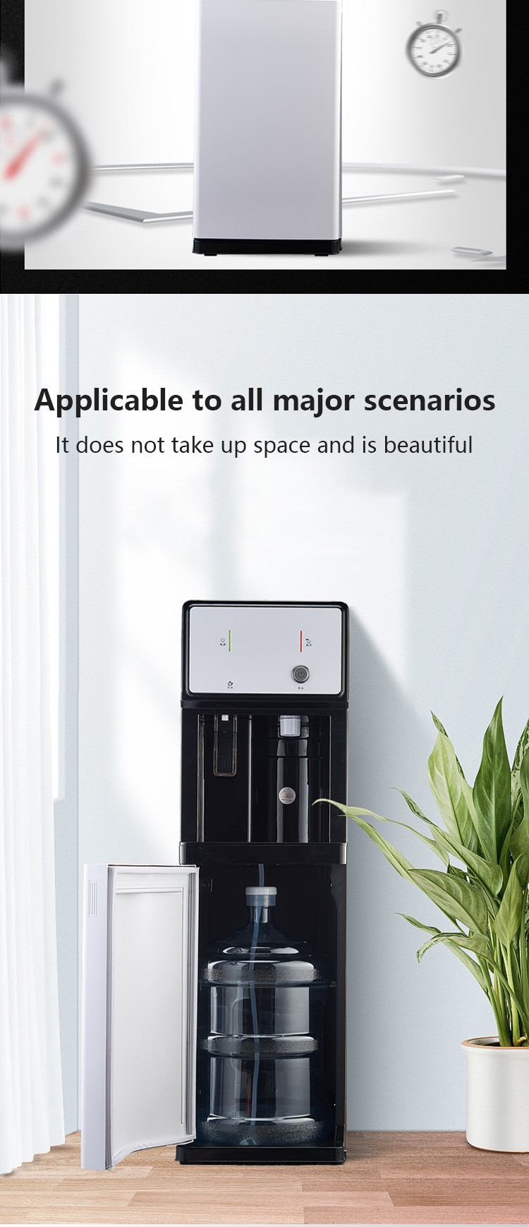 Buy Water Dispensers Hot Cold Water Bottom Load Freestanding Pipeline ...