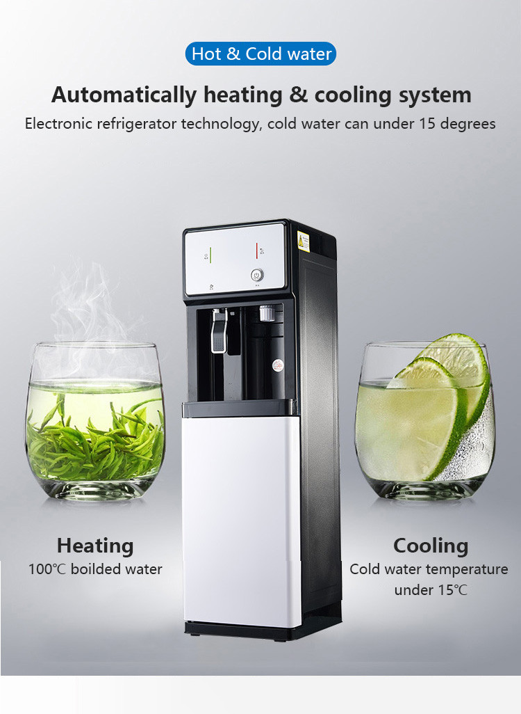 Buy Water Dispensers Hot Cold Water Bottom Load Freestanding Pipeline ...