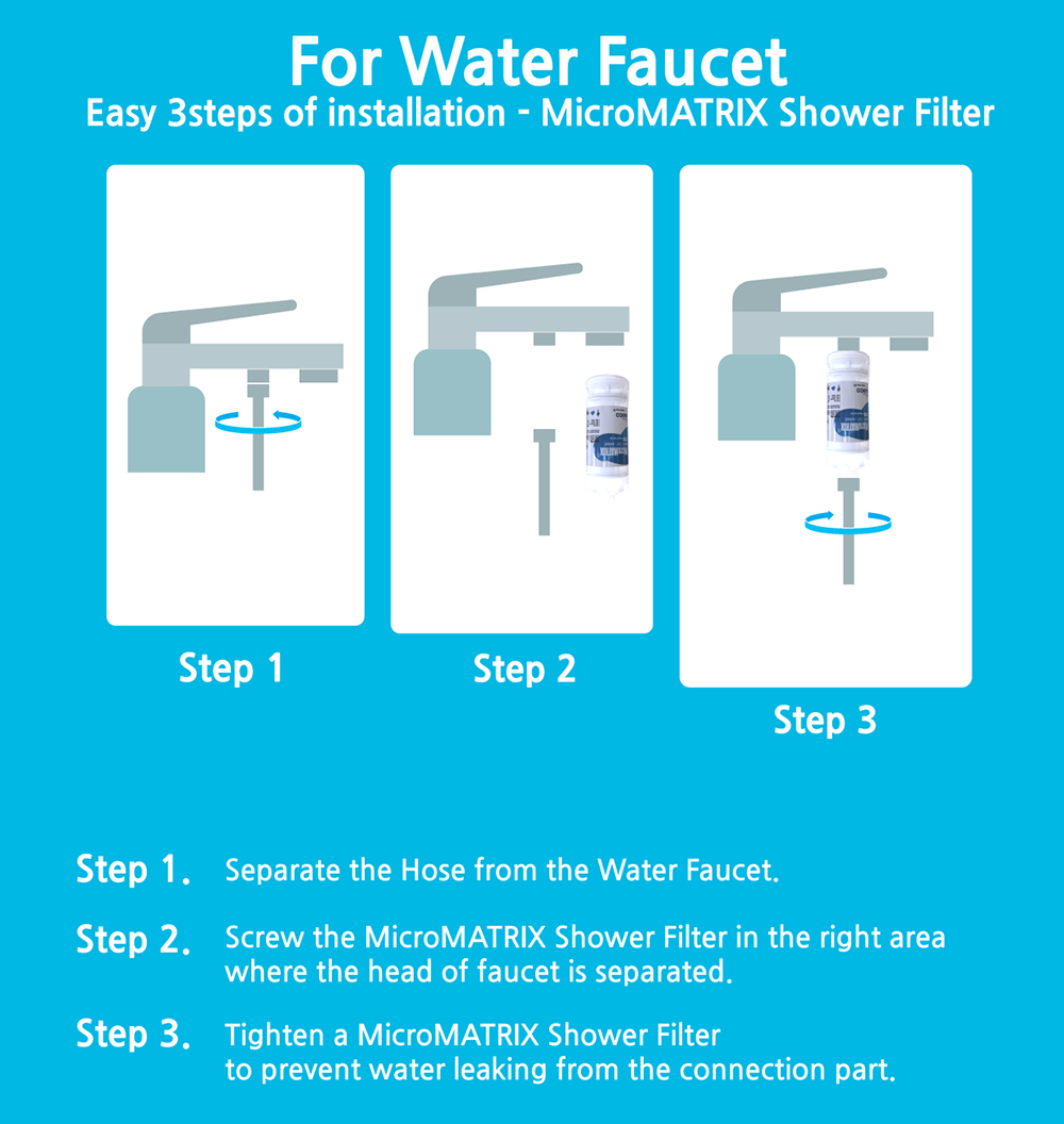 Buy Water Filters For Bathroom Micromatrix Shower Filter from WACO CORP ...
