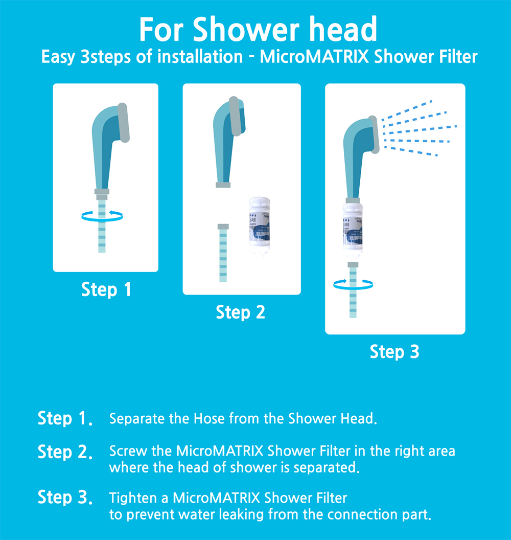 Buy Water Filters For Bathroom Micromatrix Shower Filter from WACO CORP ...
