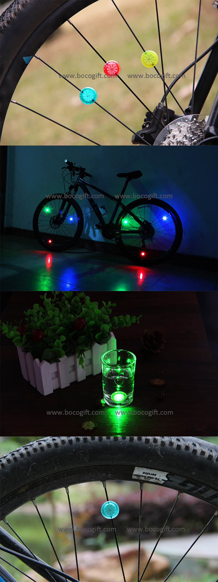 Buy Waterproof Outdoor Led Bicycle Spoke Wheel Light Cycling Bike Spot ...