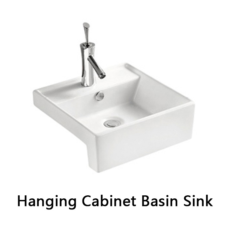 Buy White Console Lavatory Above Counter Vessel Basin from Chaozhou ...
