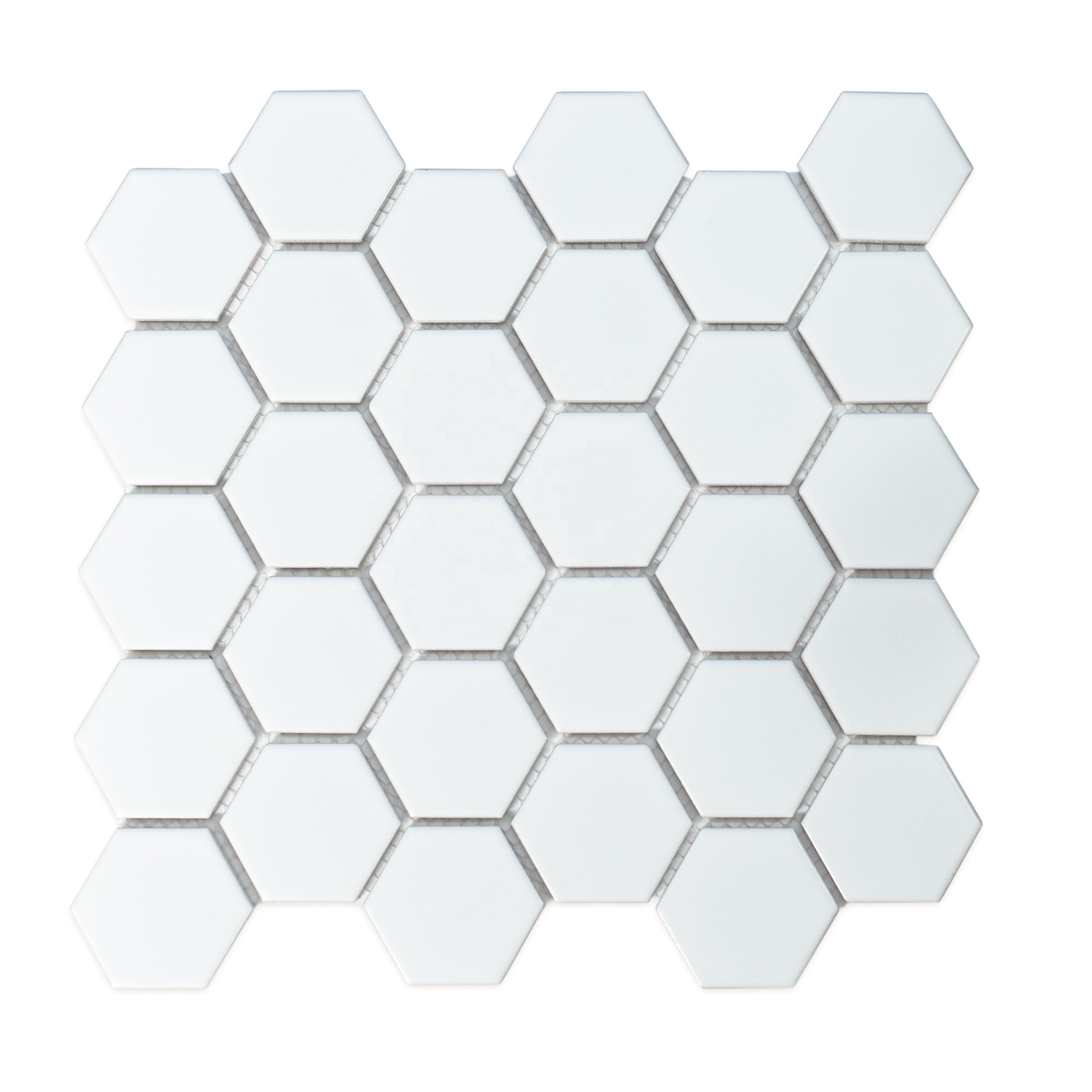 Buy White Hexagon Ceramic Mosaic Tile For Wall from Favor Mosaic Tiles ...
