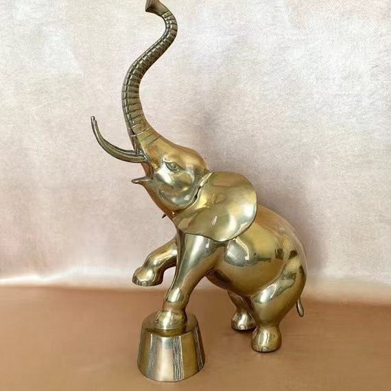 Buy Wholesale Price Custom Size Brass Elephant Sculpture from Shandong ...