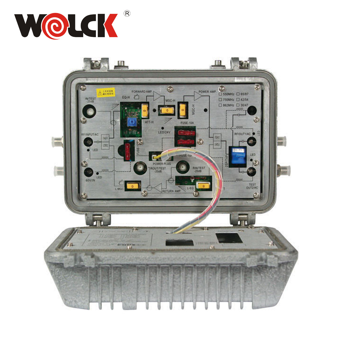 Buy Wolck 36db Gain Two Module Outdoor Catv Signal Trunk Amplifier from ...