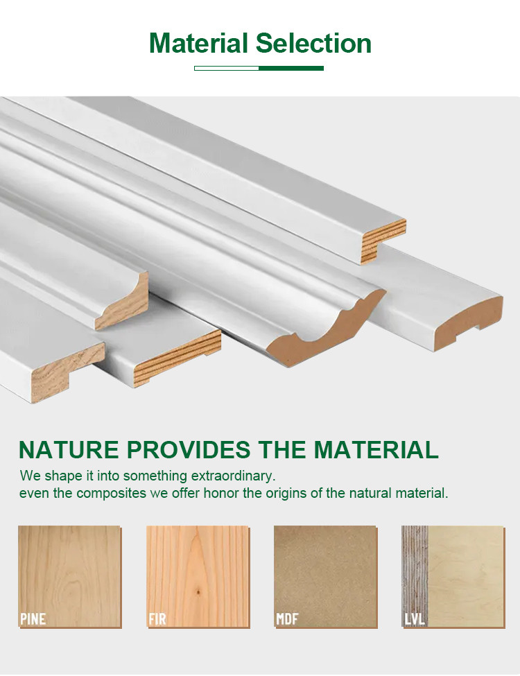 Buy Wood Window Moulding Mdf Gesso Baseboard Wood Wall Trim Mdf ...