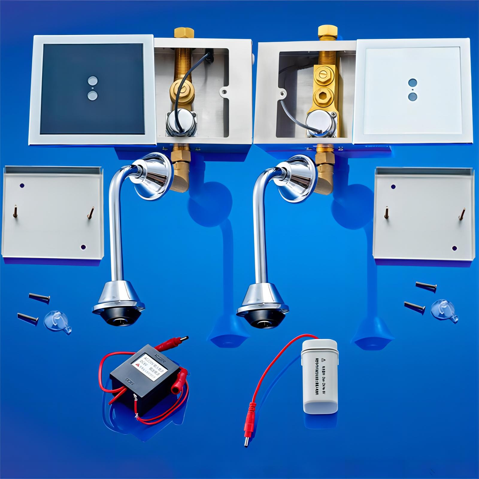 Buy Xf Commercial Toilet Sensor Urinals Water Automatic Flush Valve ...