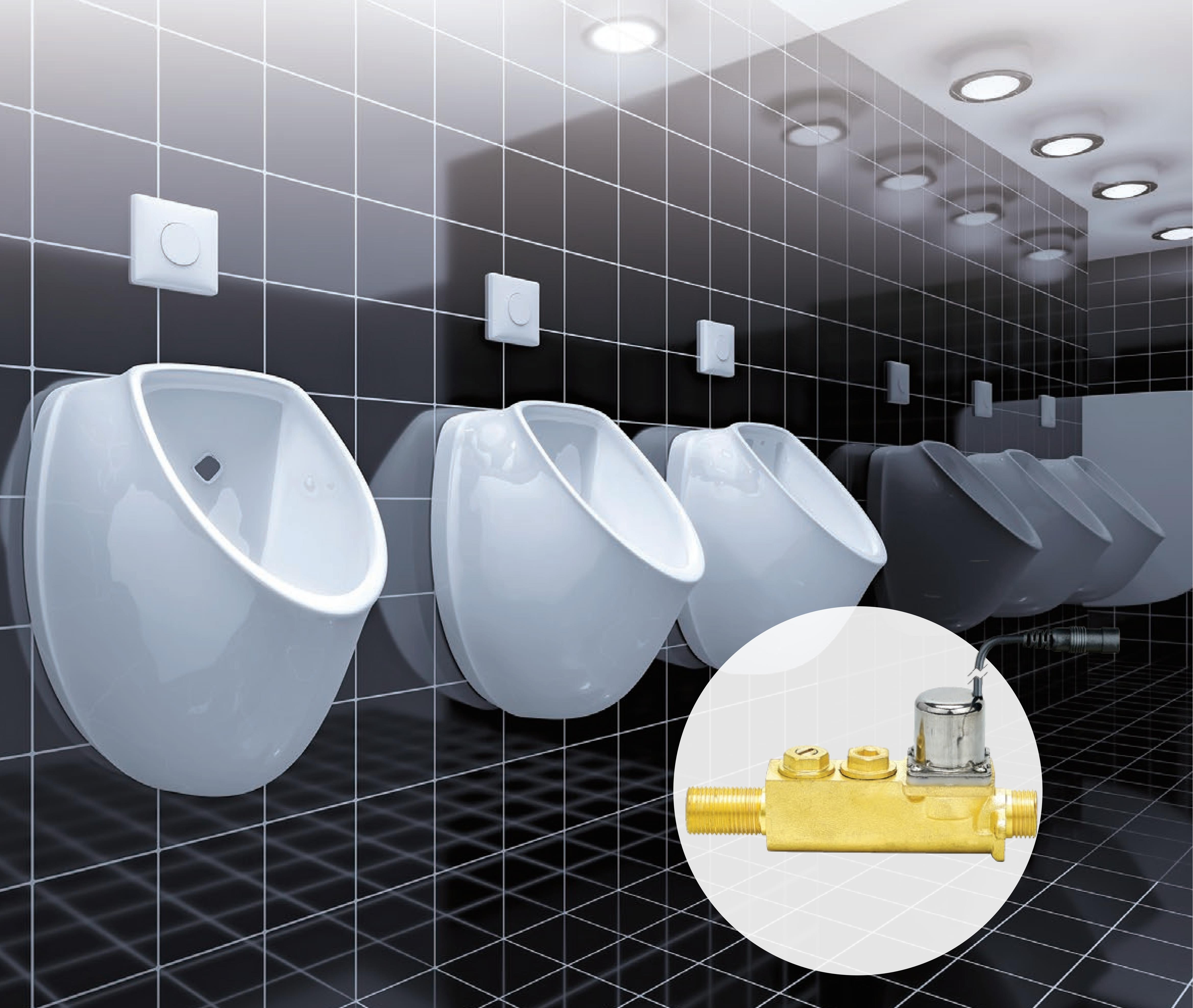 Buy Xf Commercial Toilet Sensor Urinals Water Automatic Flush Valve ...