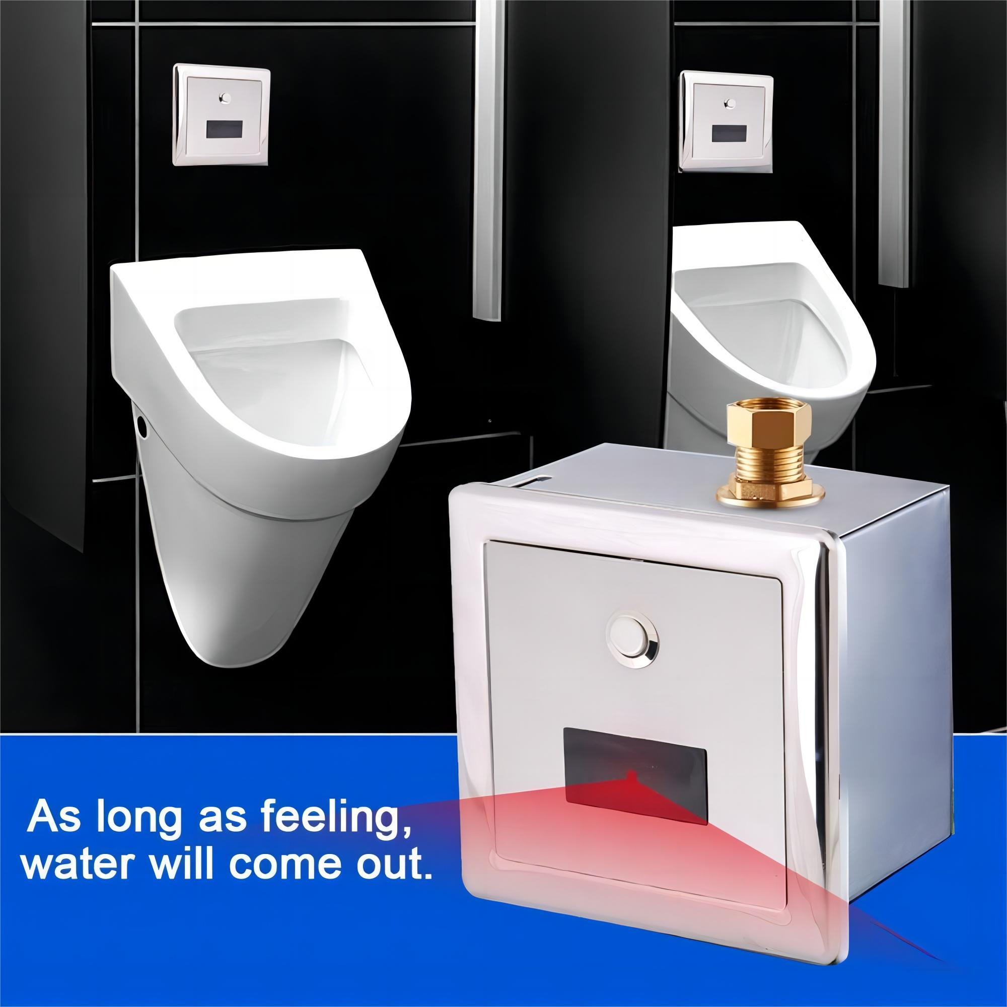 Buy Xf Commercial Toilet Sensor Urinals Water Automatic Flush Valve ...