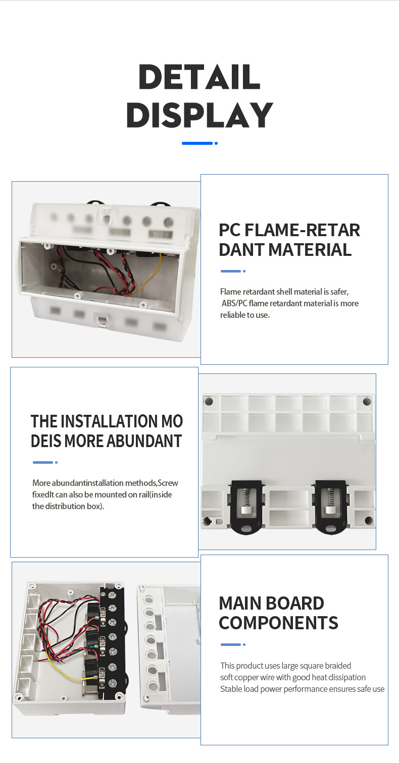 Buy Xj-30 Three Phase Plastic 7p Internal Transformer Electric Energy ...