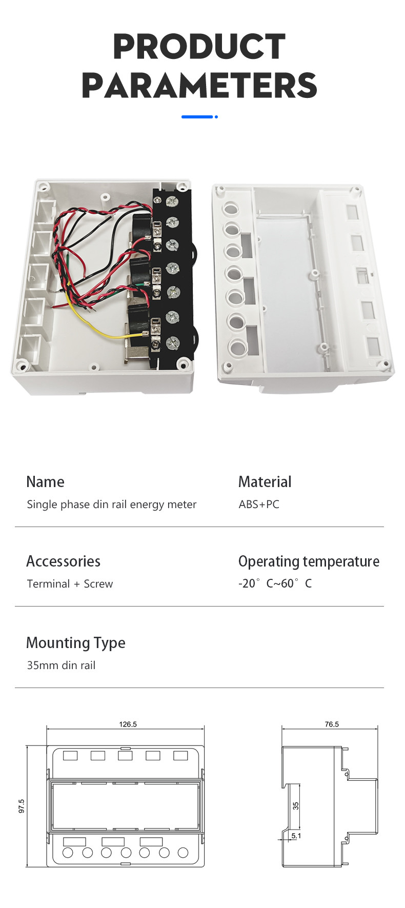 Buy Xj-30 Three Phase Plastic 7p Internal Transformer Electric Energy ...