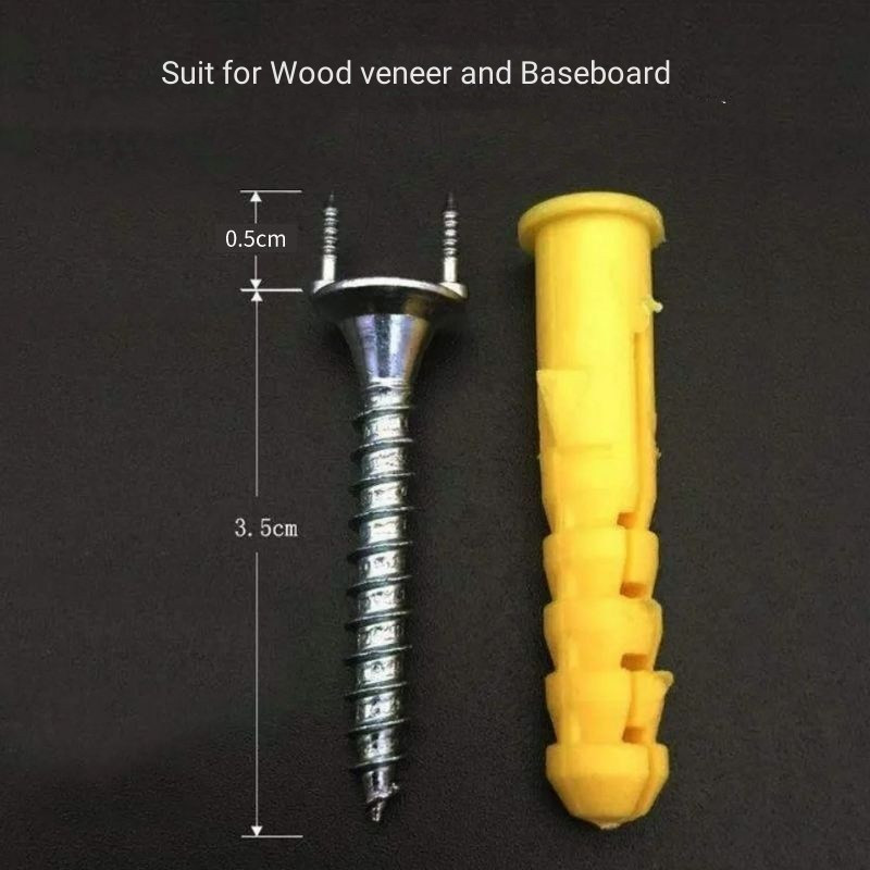 Buy Y-shape Invisible Nail Wood Baseboard Seamless Nails Double-headed ...