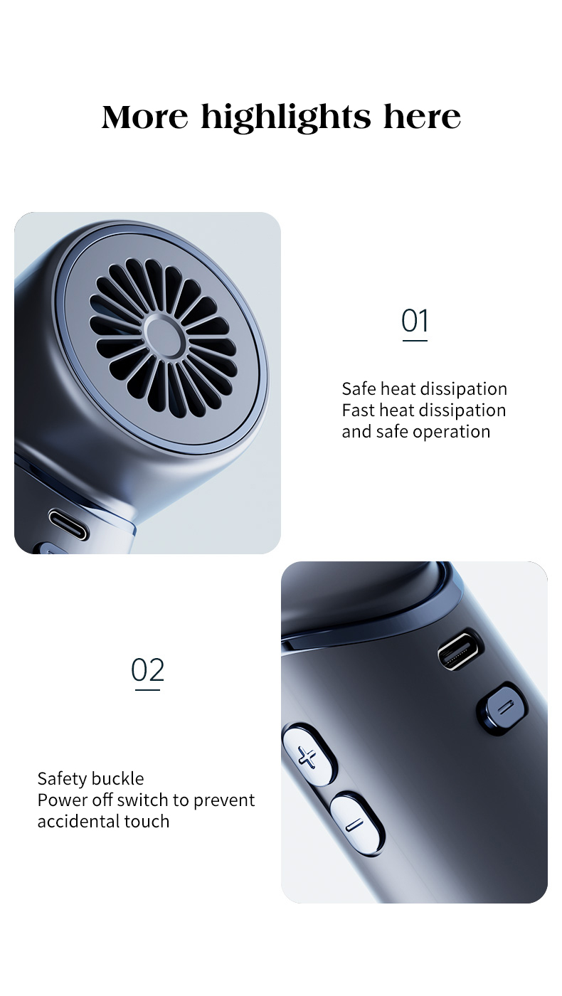 Buy Yixuan Custom Logo Rechargeable Turbo Handheld Mini Fan China ...