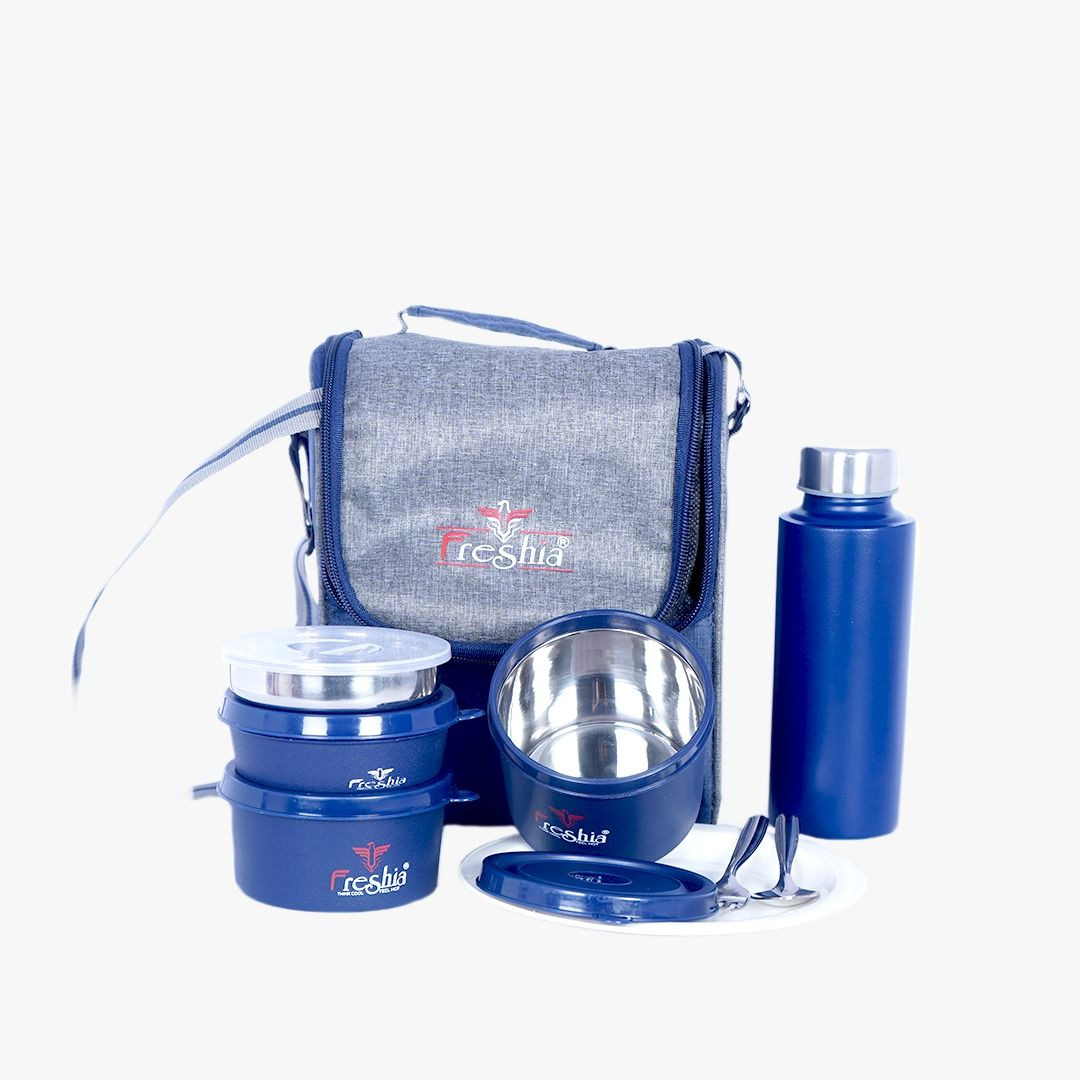 Buy Freshia Insulated Tiffin Set With Bag from Freshia, India ...