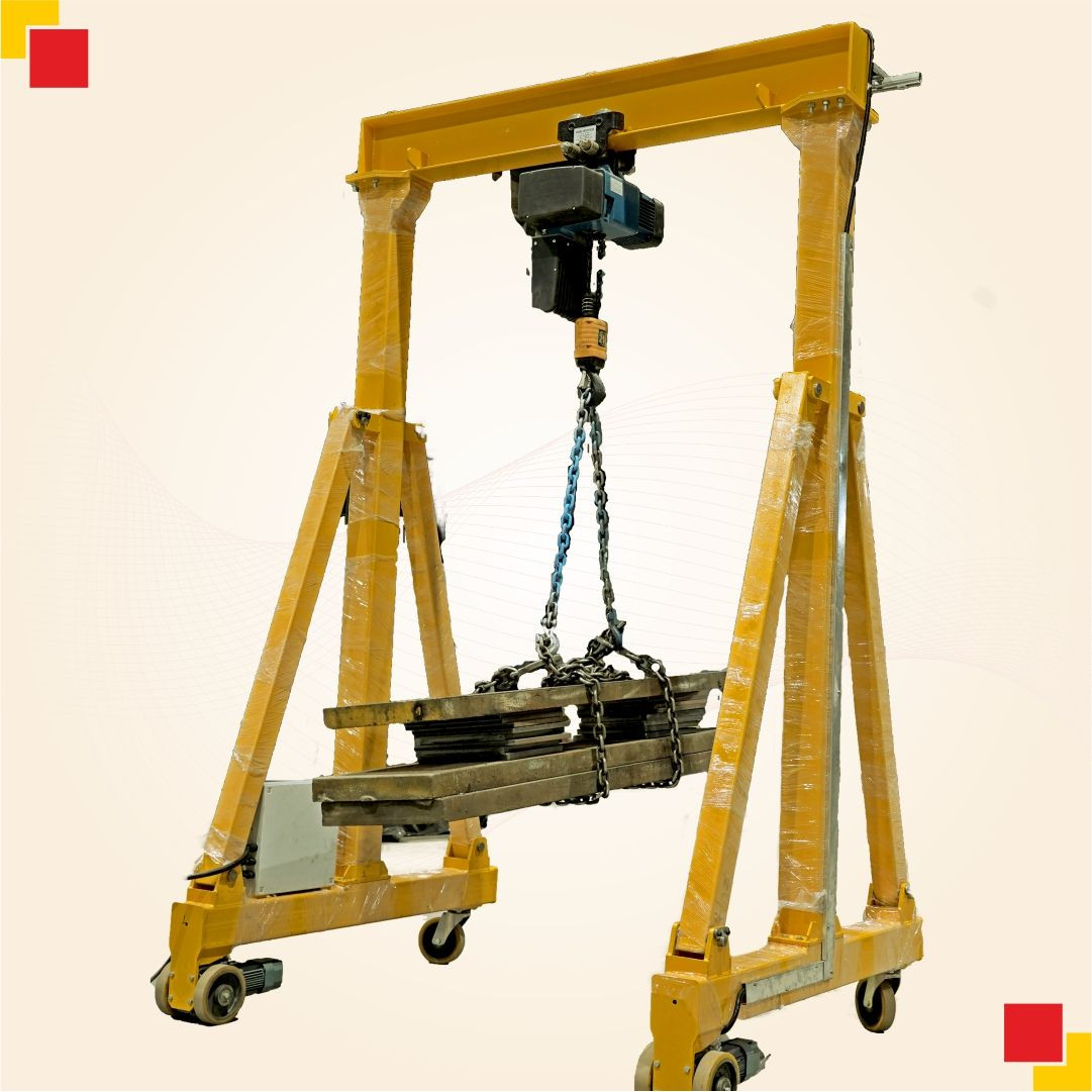 Buy Portable Gantry Cranes 5 Tons from SHRI BHAGWATI MACHINES PVT. LTD ...