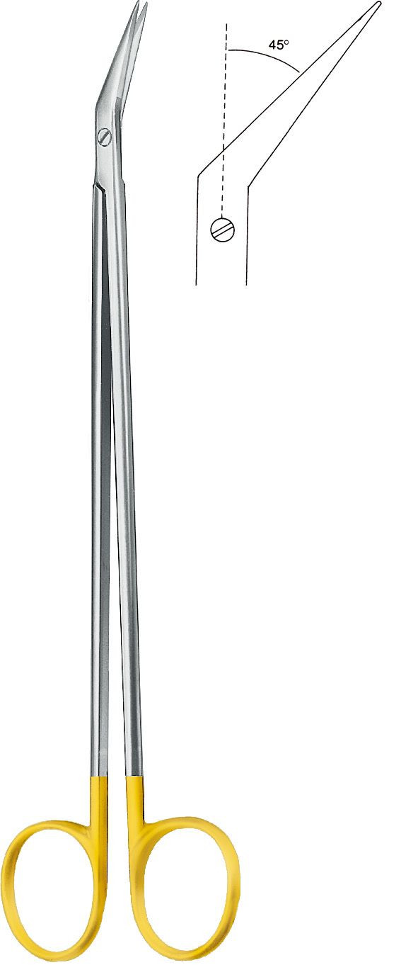 Buy Tc Scissors Acc To De Bakey 45° from ARTEMA MEDICAL LLC, USA ...