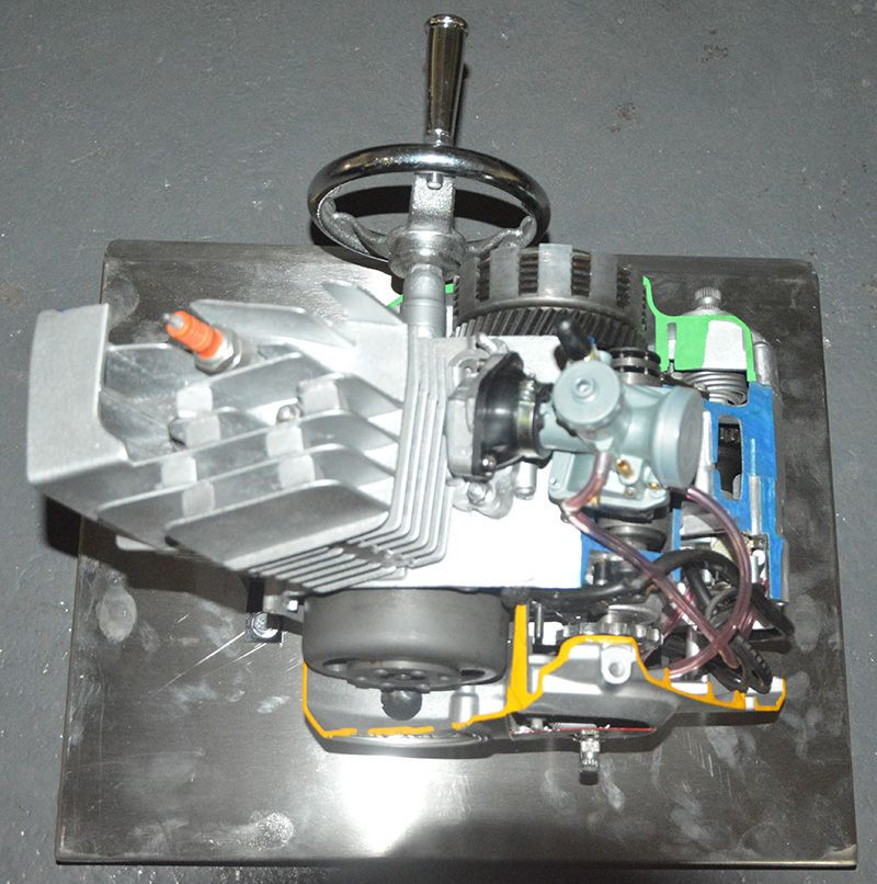 Buy Two Stroke Engine Dissected Display Training Stand from Guangdong ...