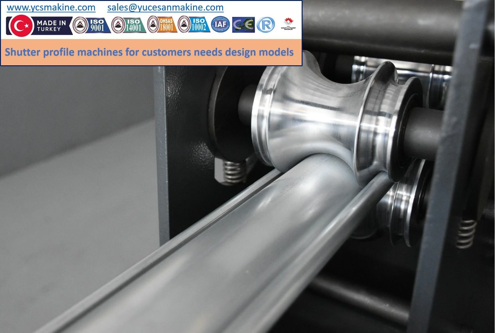 Buy Automatic Metal Steel Roller Shutter Door Frame Roll Forming Machine from ycs roller shutter ...