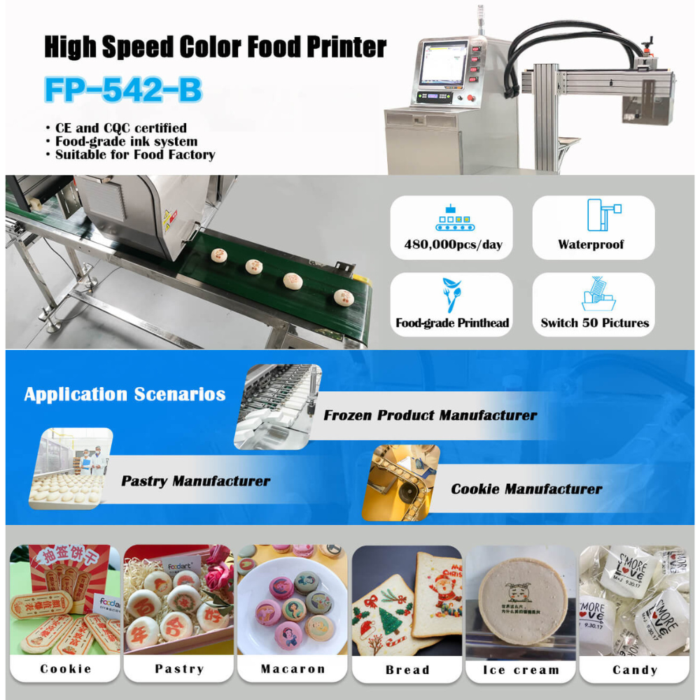 Buy High-speed Industrial Food Printer Fp-542-b from Foodprinttech Co ...
