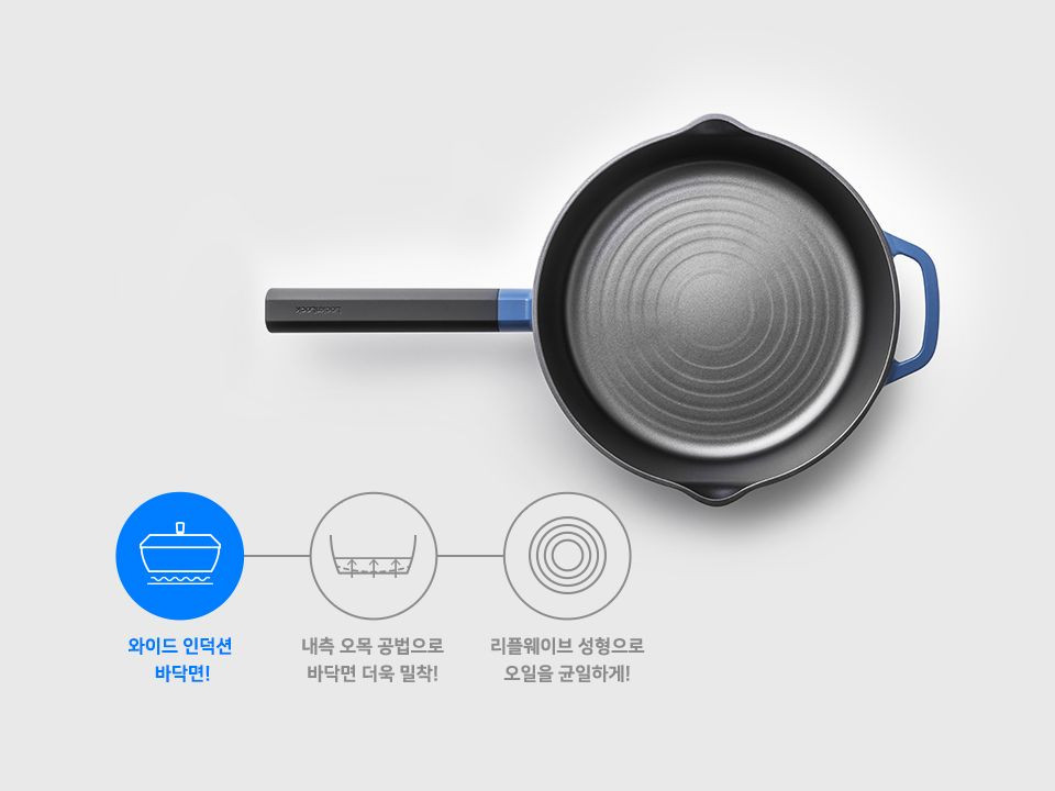Buy Master Deep Pan - Cast Iron Cooking Pan from LOCKNLOCK, South Korea ...