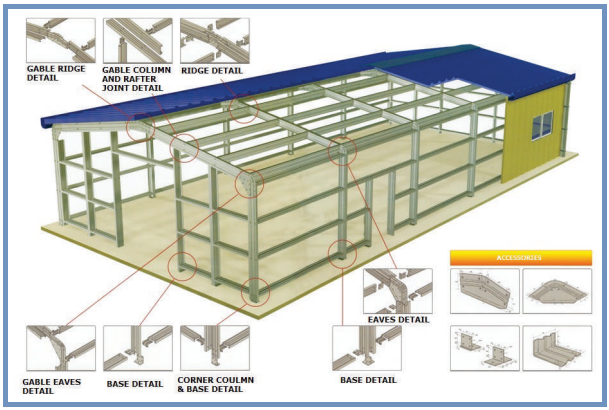 Buy Easy To Install Peb Steel Structures from JUNGWOO EMC MIDDLE EAST ...