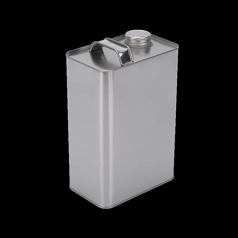 Buy Rectangular F-style Gallon 3.7l Metal Tin Cans With 32mm Screw Lids ...