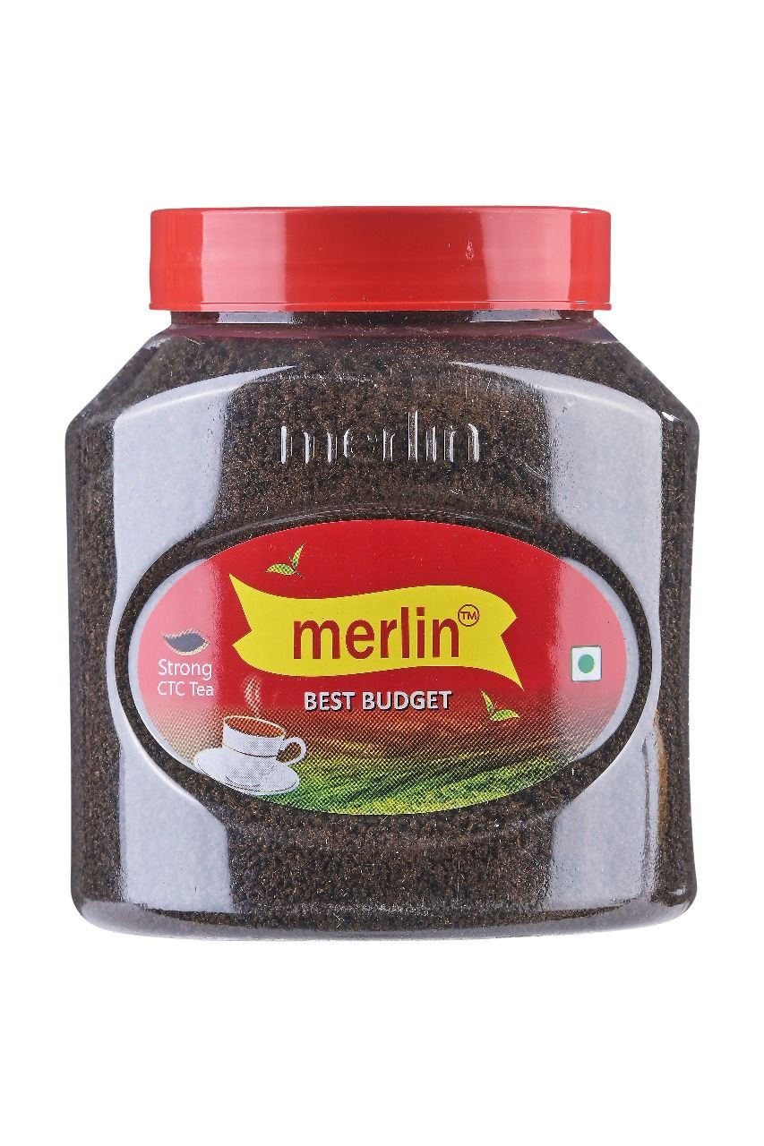 Buy Merlin Black Strong Premium Ctc Tea( Best Budget 250 Gms Retail Jar Pack) from MERLIN ...