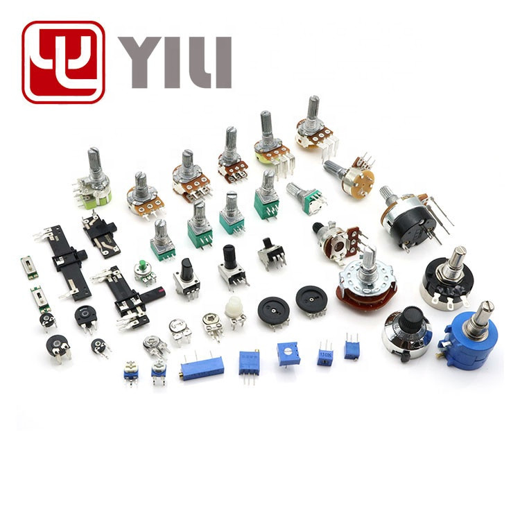 Buy 10k 100k 250k 9mm Dual Gang Rotary Potentiometer 6 Pin Alpha Alps ...