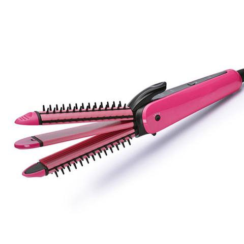 Buy 3 In 1 Straight/curl/corn Curls Hair Curler Electric ...
