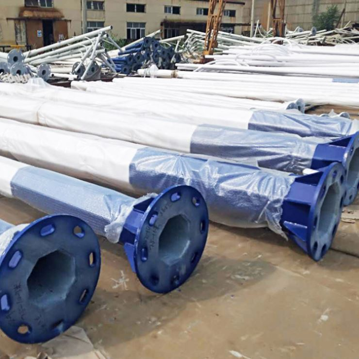 Buy 35 M High Mast Drawing Concrete Lamp Post Folding Street Lighting ...
