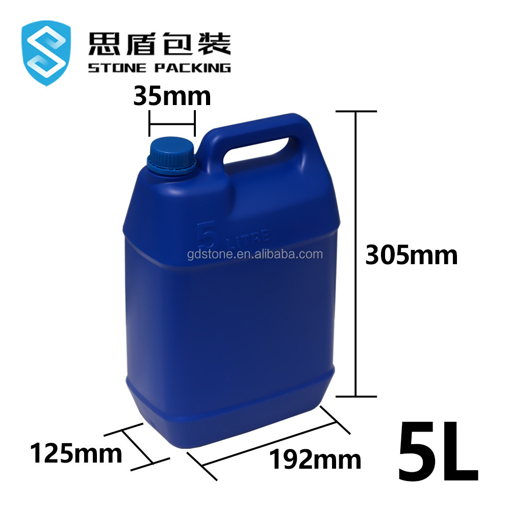 Buy 5l Plastic Jerry Can Hdpe 5 Litre Chemical Liquid Container With ...