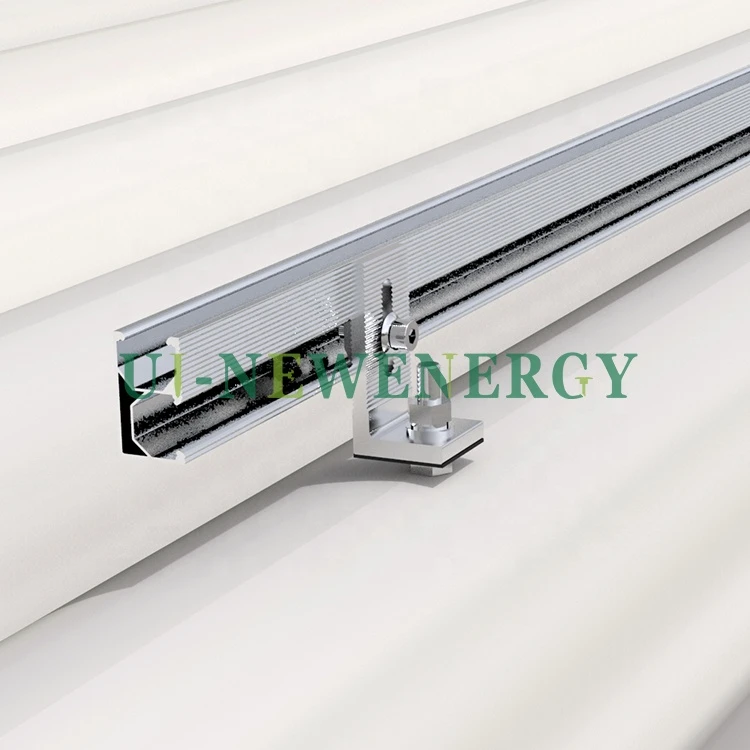 Buy Aluminum 4200mm Solar Mounting Rail Aluminum 6005-t5 Roof& Open ...