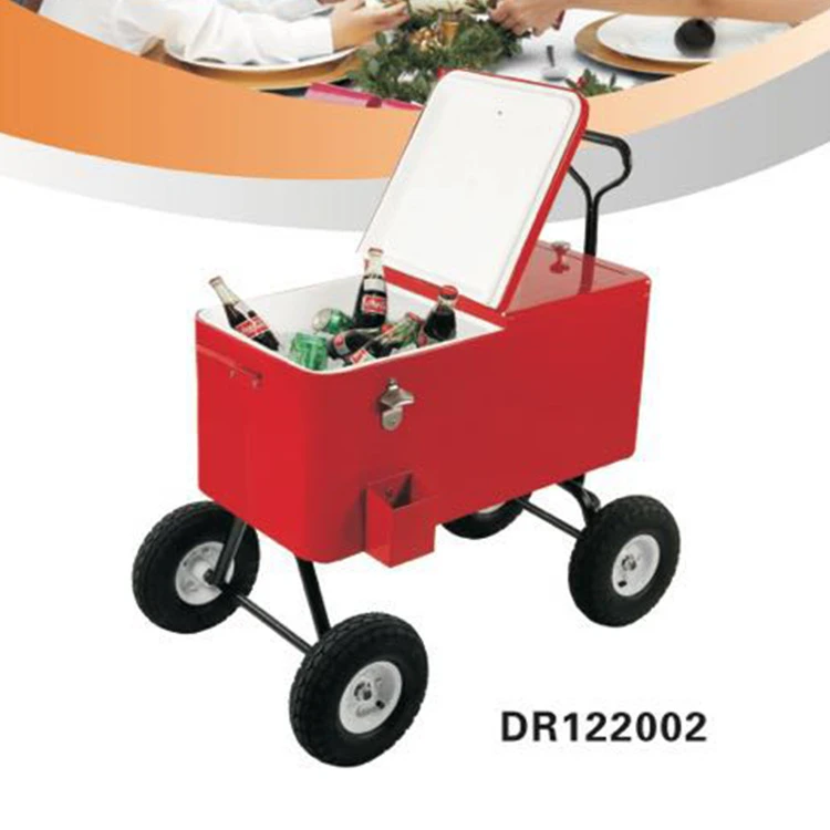 Buy Beach Cooler Cart Bbq Wholesale Cooler Box For Golf Cart Ice ...