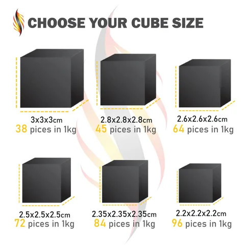 Buy Best Seller Coconut Charcoal In Cube Original From Cocoriki For Hookah Indonesia Ready To ...