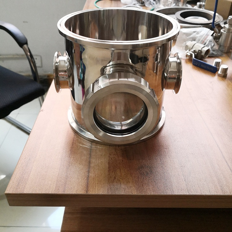 Buy Bho Extractor Ss304 6" Tri Clamp Spool Tee With Union Sight Glass ...