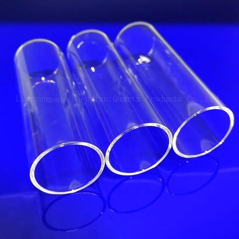Buy Clear Quartz Pipe Glass Tube Polished Quartz Sleeve For Uv Lamp ...