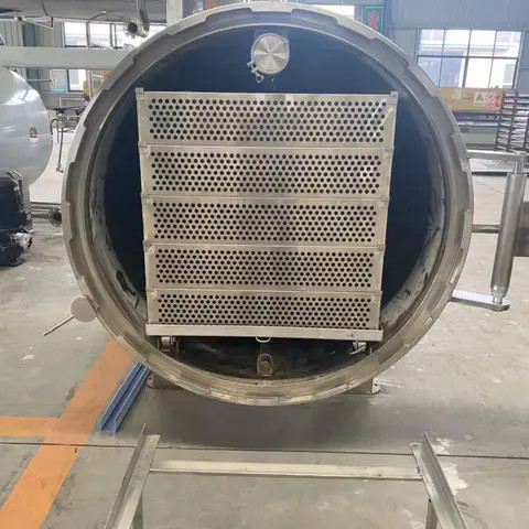 Buy Commercial Food Retort Machine With Water Spray New Plc Pump Motor ...