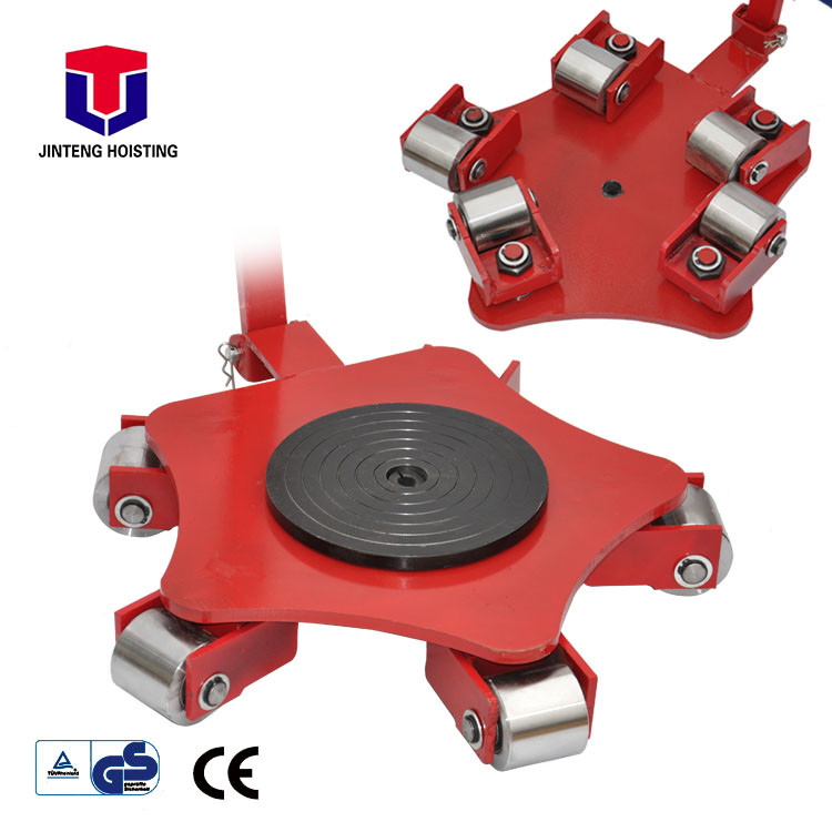 Buy Crp 360 Degree Rotating Trolley 6 Ton Mover Dolly/6t,rubber Wheel ...