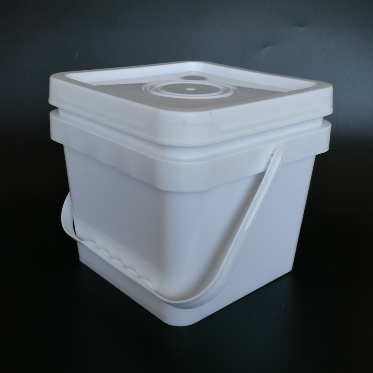 Buy Custom Food Grade Bucket 4l Square Plastic Pail With Lids. from ...