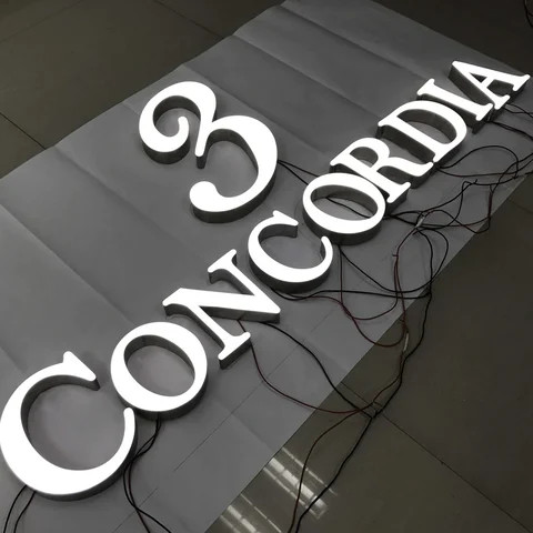 Buy Custom Led Channel Letter Logo Sign 3d Logo Led Sign Board Outdoor ...